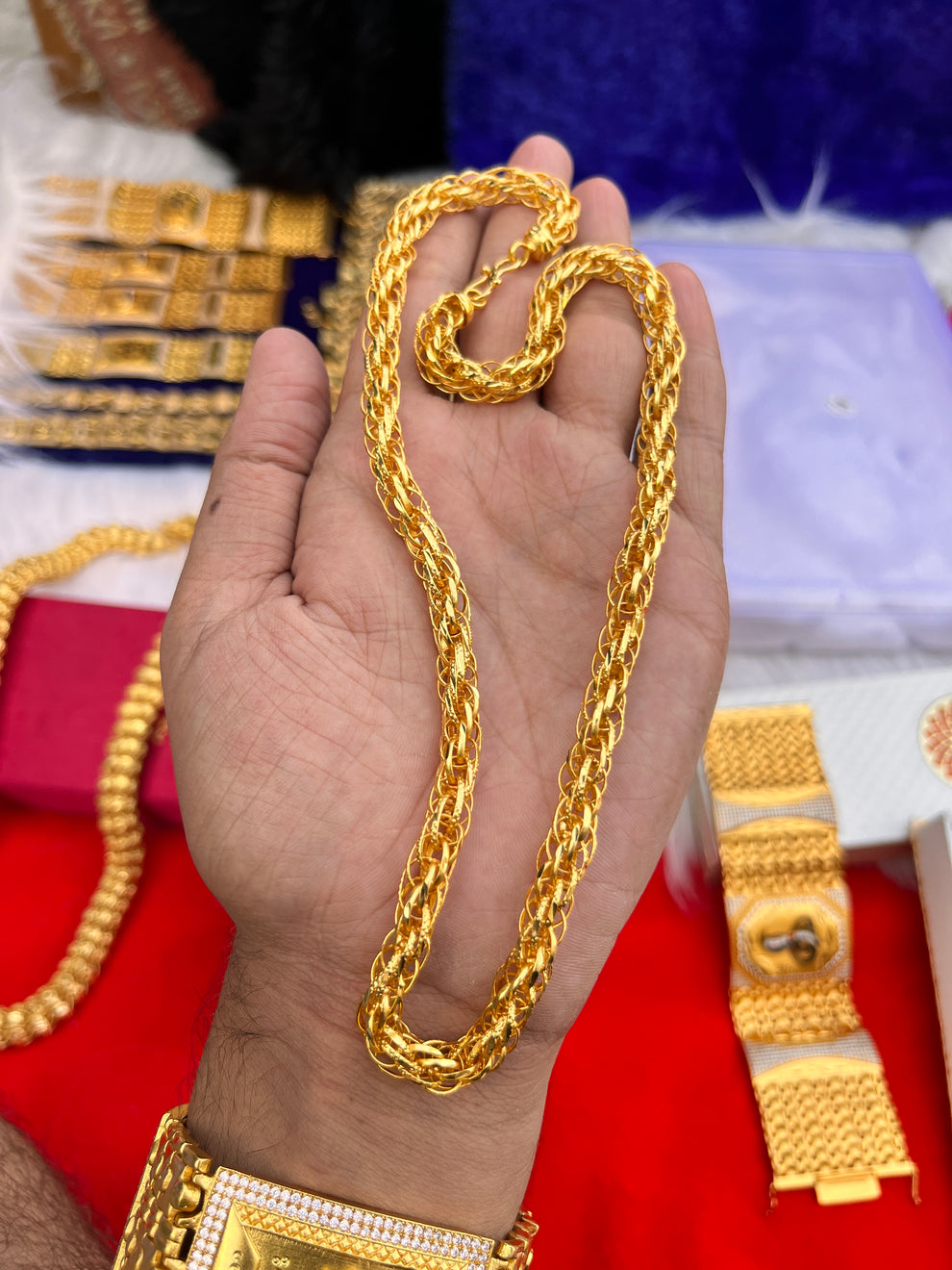 Men's Gold Plated Reguler Rassa chain – Shoppingcart